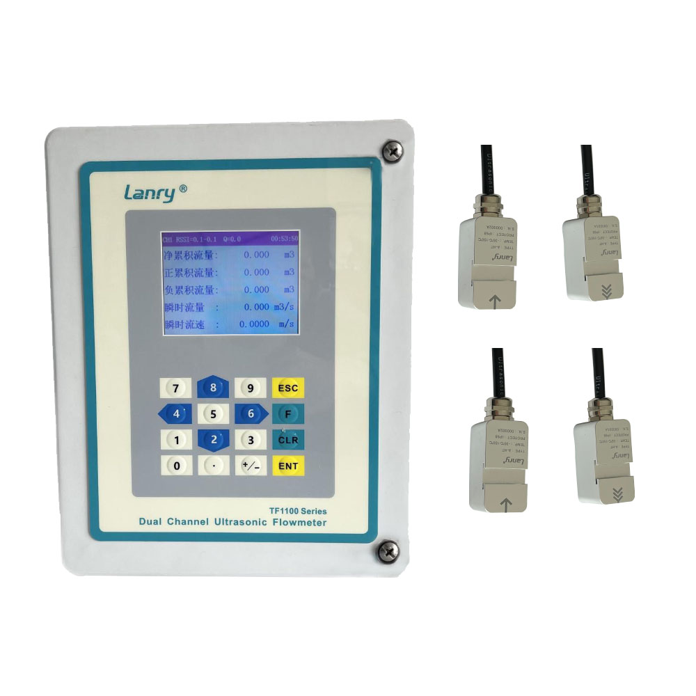 Best dual channels ultrasonic flow measurement equipment volumetric ...