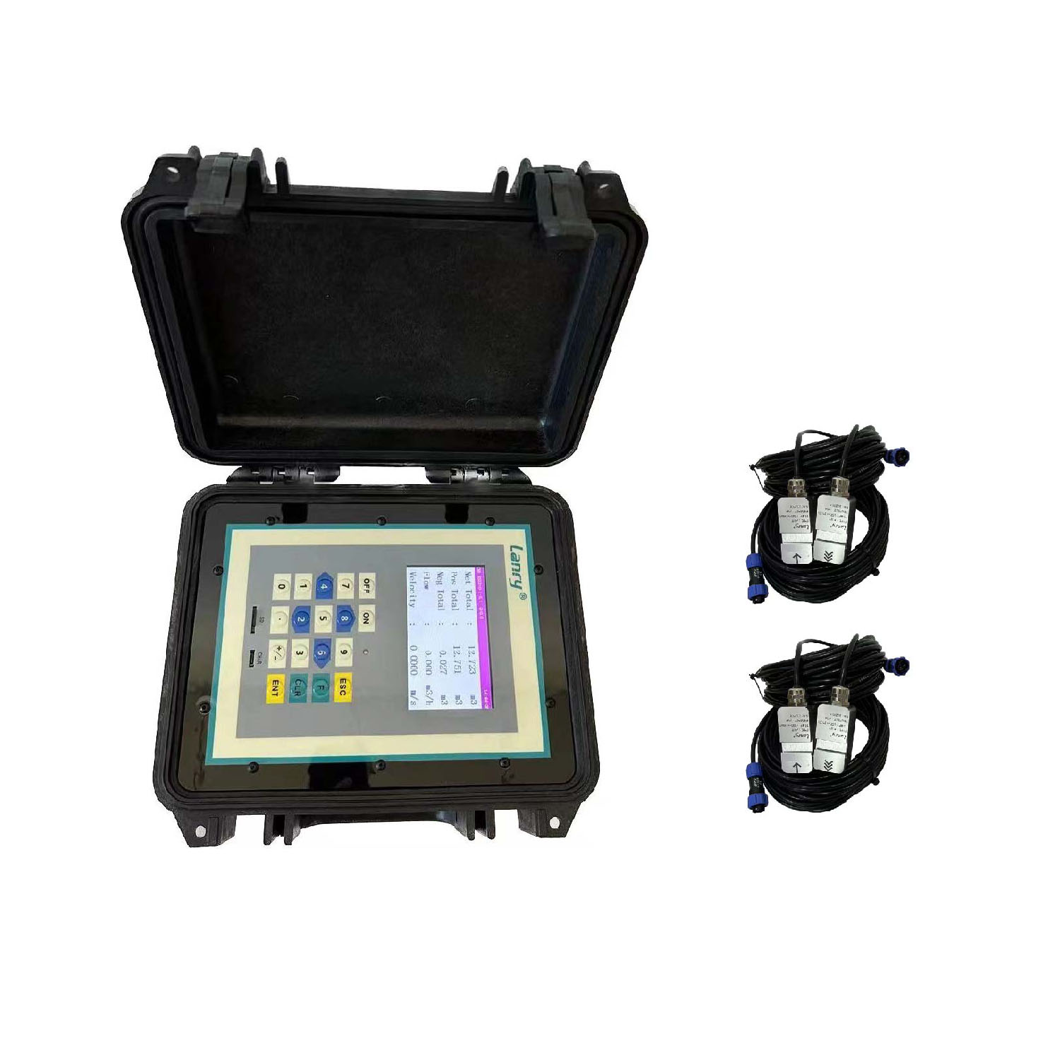 Best Portable Dual Channels Clamp On Ultrasonic Flowmeter TF1100-DP Manufacturer and Factory | Lanry