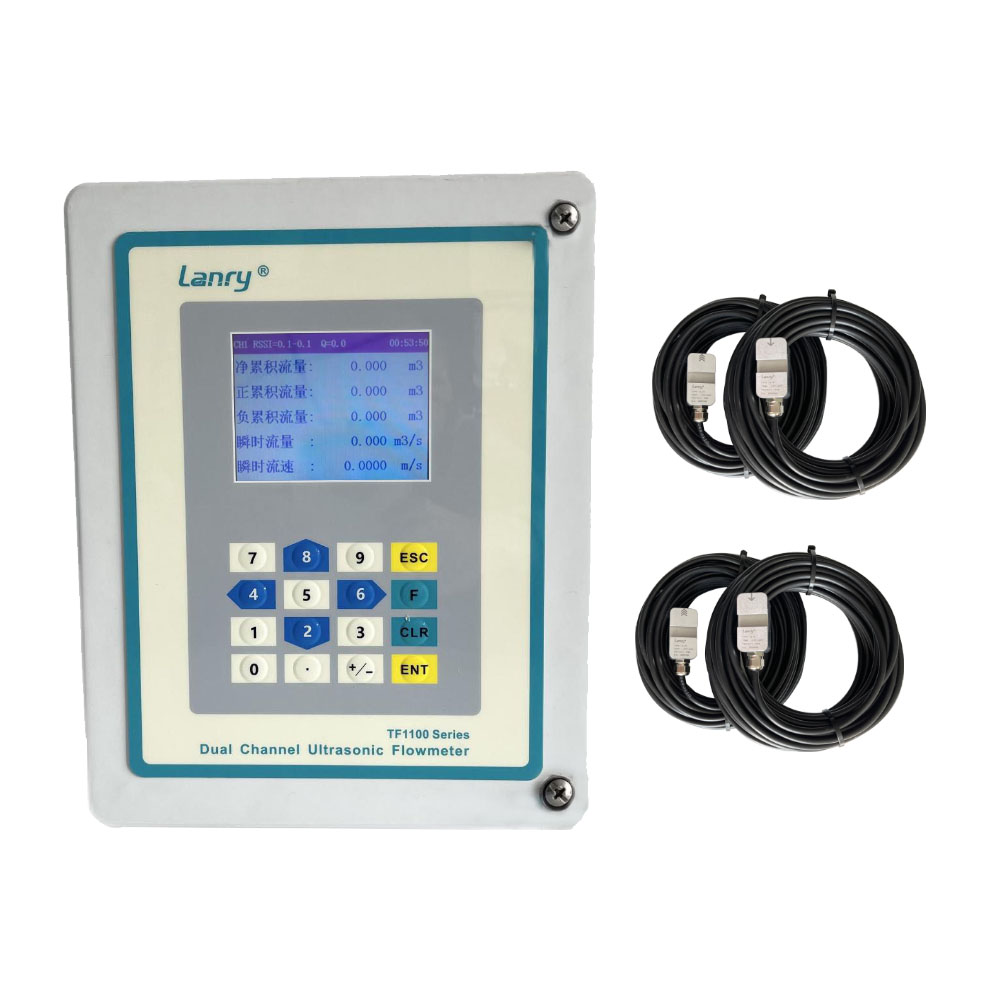 Best higher accuracy double channels ultrasonic flow meter clamp on ...