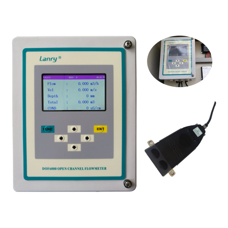 Best Lanry Doppler Flow Meter Portable 3kg Open Channel Flowmeter ...