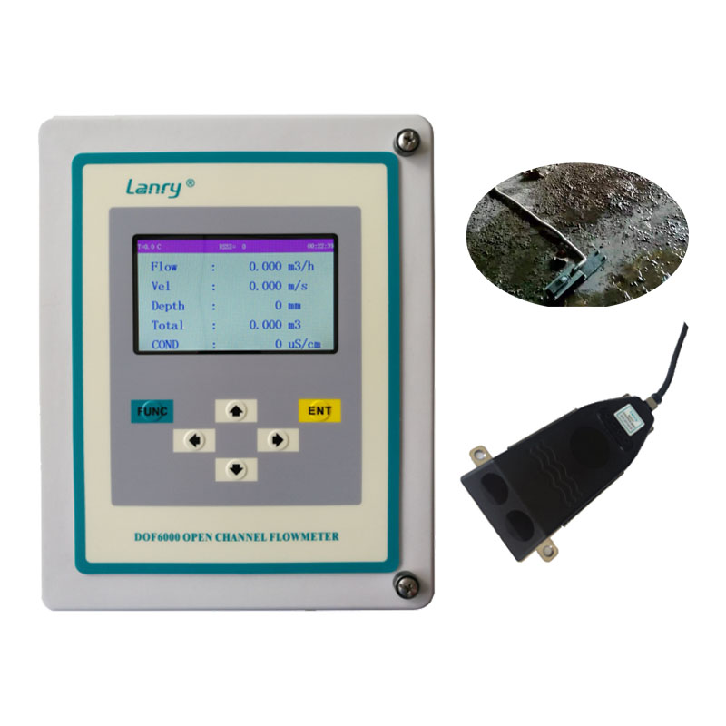 Best Digital Portable Ultrasonic Open Channel Flow Meter For Rain Water ...