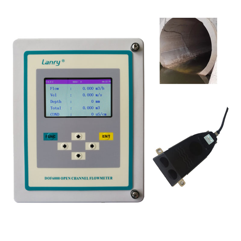 Best 12VDC Parshall flume open channel flow meter ultrasonic ...